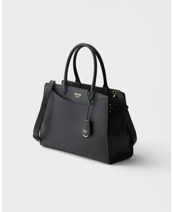 Prada Prelude Leather Top Handle Bag
