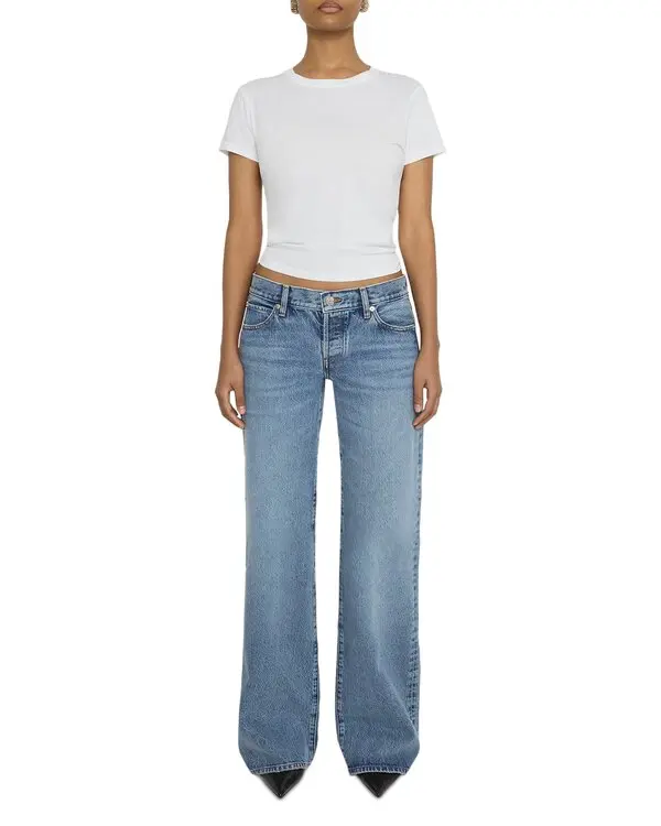 FRAME The Pixie Low Rise Bootcut Jeans