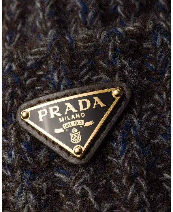 Prada Mouline Cashmere And Wool Beanie