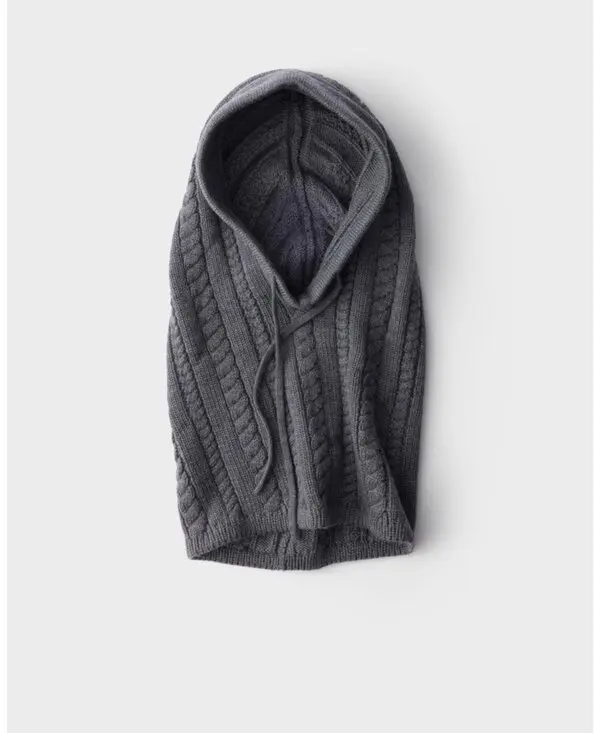 Prada Wool Balaclava - Grey