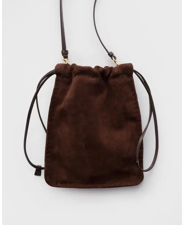 Prada Suede Smartphone Pouch