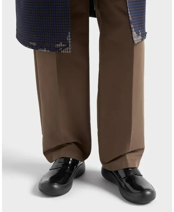 Prada Brushed Leather Loafers