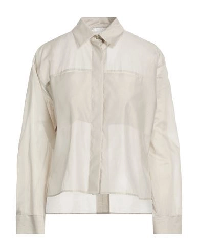 Peserico Light Cotton And Silk Shirt - Light Grey