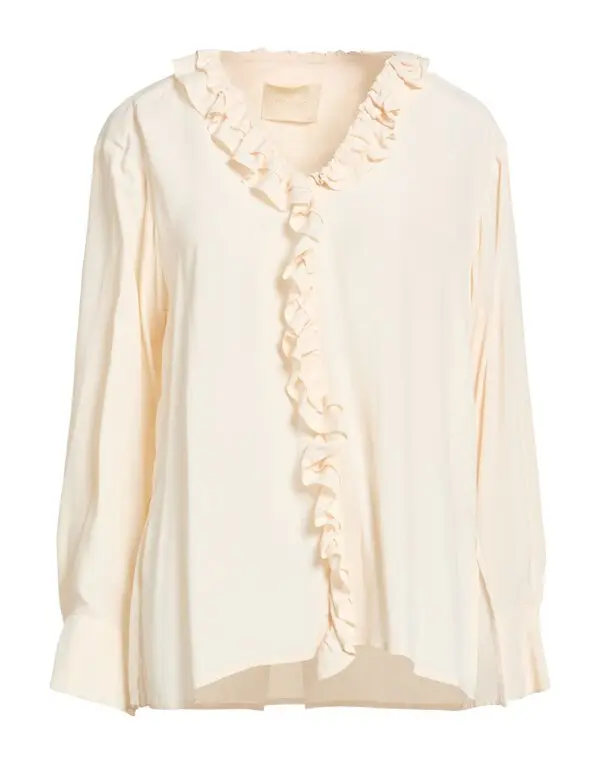 Momoni Top Cream Size Acetate, Silk