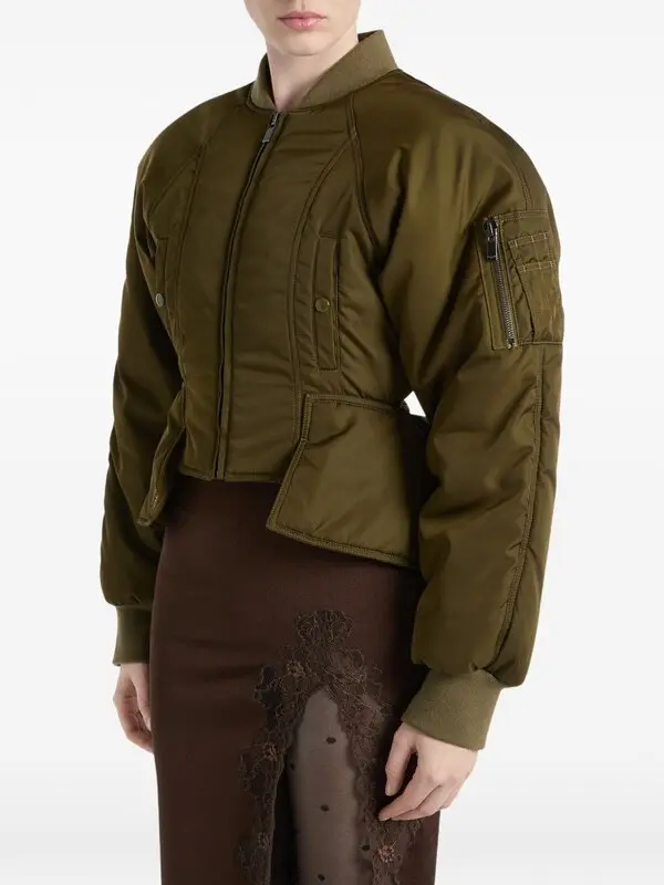 Balmain Nylon Bomber Jacket