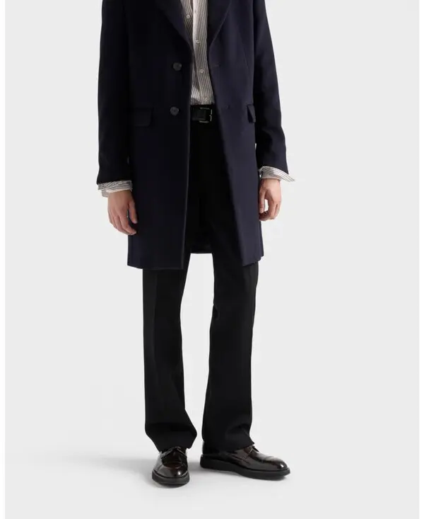 Prada Leather Cap Toe Derby Dress Shoes