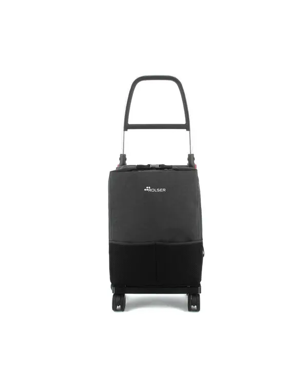 ROLSER One Tweed T-shop 4 Wheel Swivelling Foldable Shopping Trolley