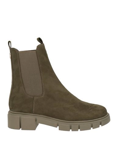 Marco Tozzi Ankle Boots Military Size Textile Fibers - Green