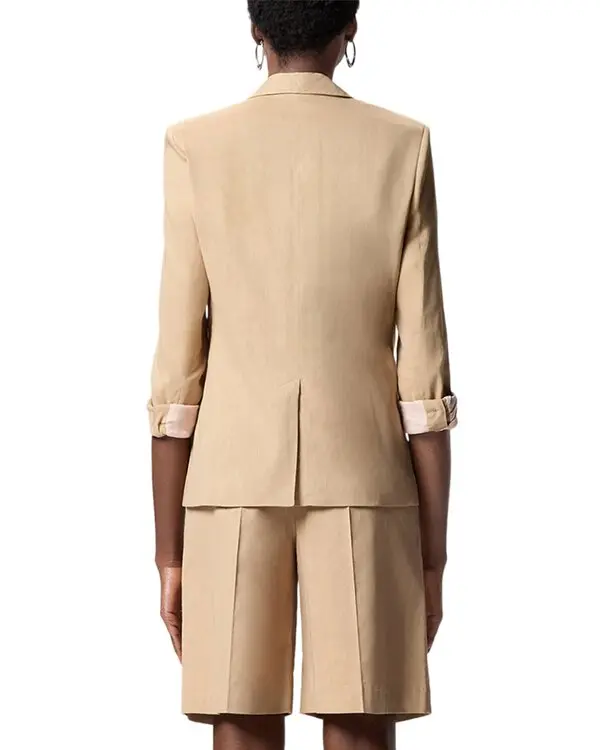 Pinko Freda Stretch Linen Blend Jacket