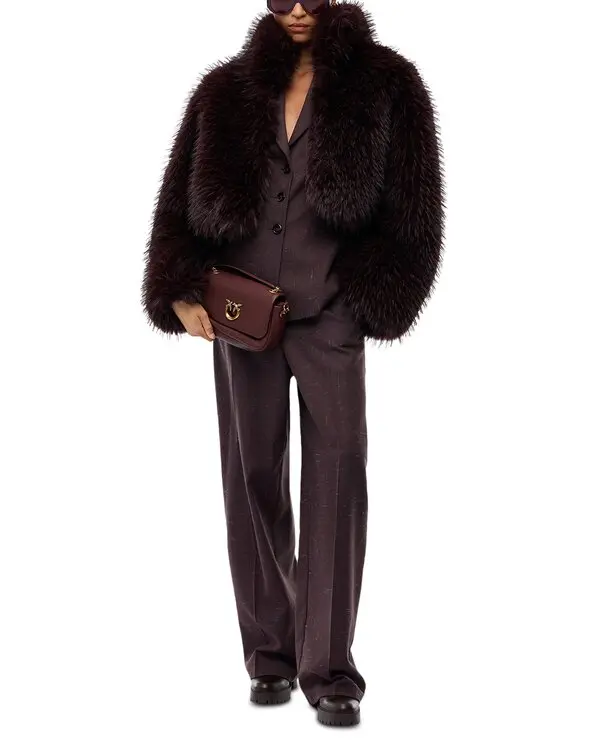 Pinko Gravina Faux Fur Jacket