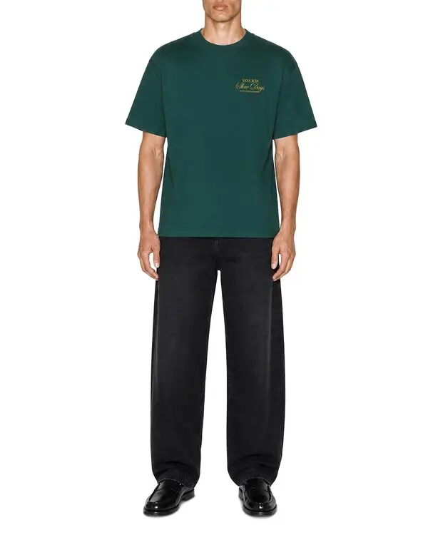 NANA JUDY Relaxed Fit Manoir Graphic Tee - Emerald