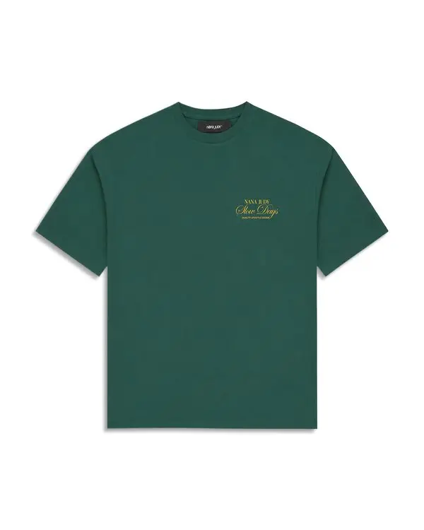 NANA JUDY Relaxed Fit Manoir Graphic Tee - Emerald