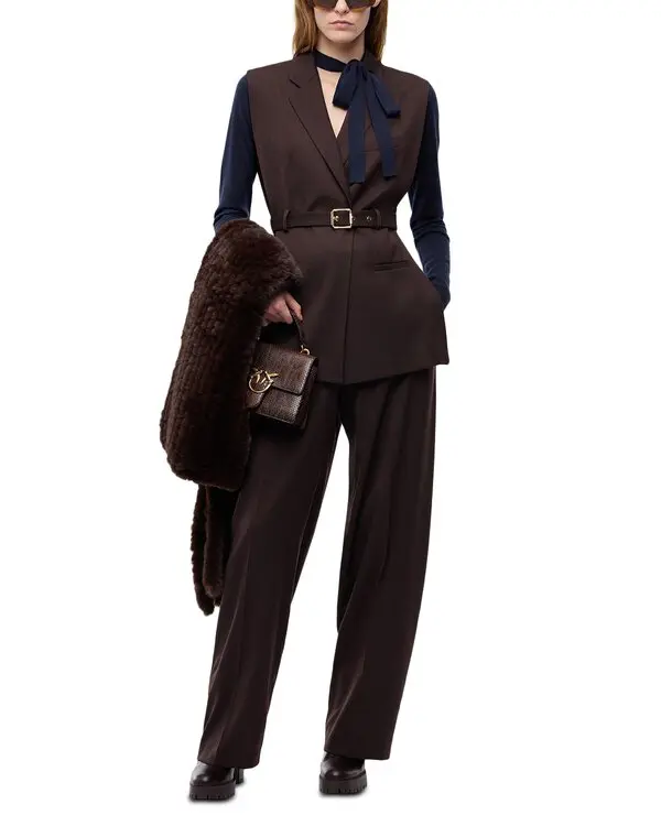 Pinko Nuraqus Belted Gilet