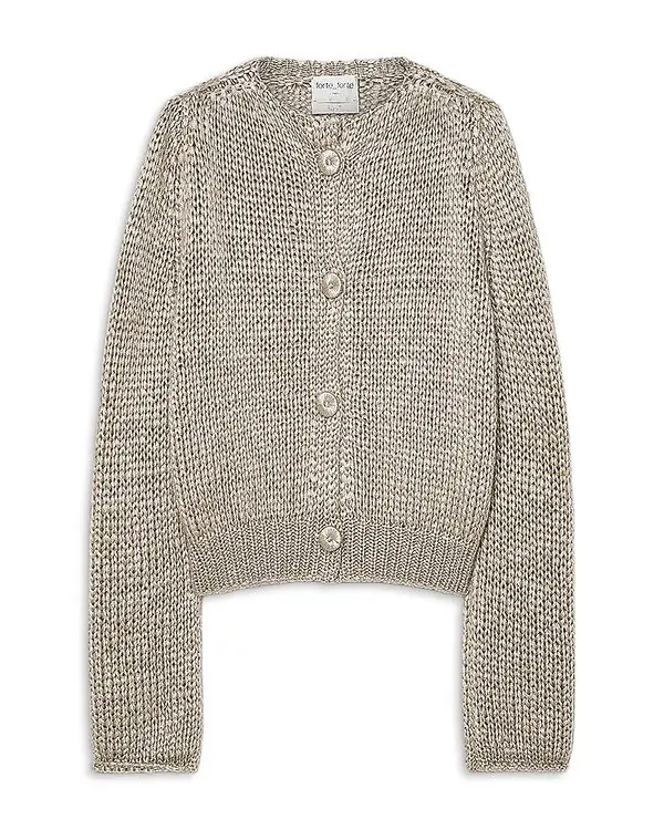 FORTE_FORTE Cashmere Silk Mohair Cardigan Sweater