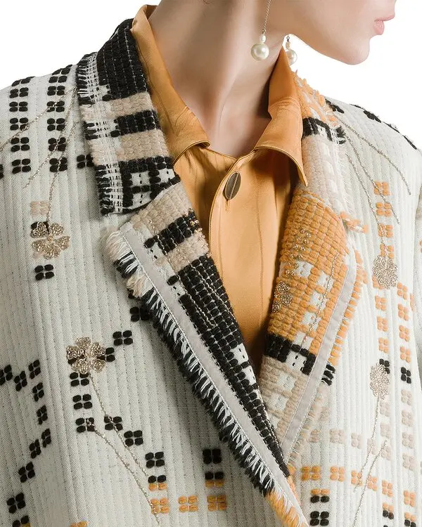 FORTE_FORTE Samarcanda Jacquard Long Coat
