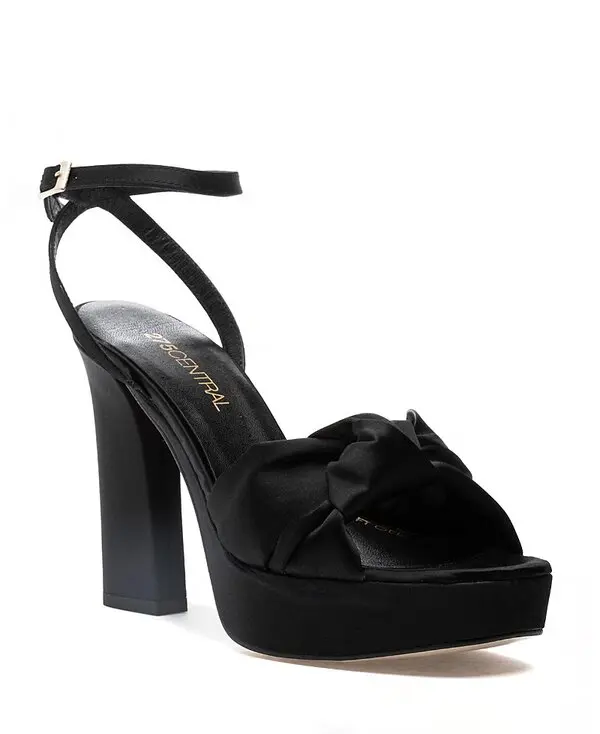 275 CENTRAL Miles Platform Sandal - Black