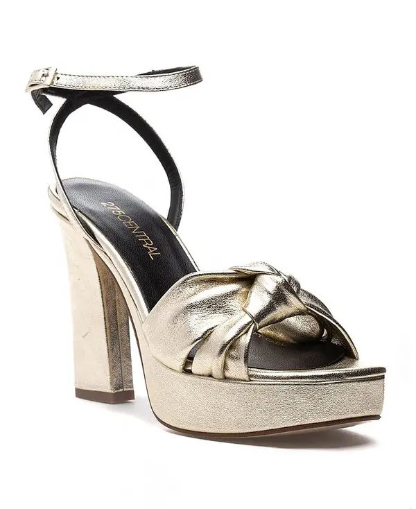 275 CENTRAL Miles Platform Sandal - Gold
