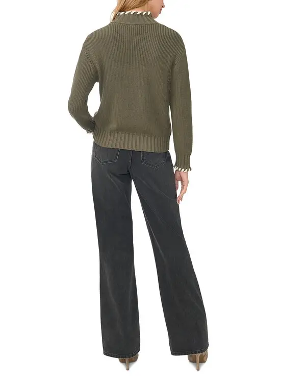 Vince Camuto Mock Neck Sweater - Moss Melody