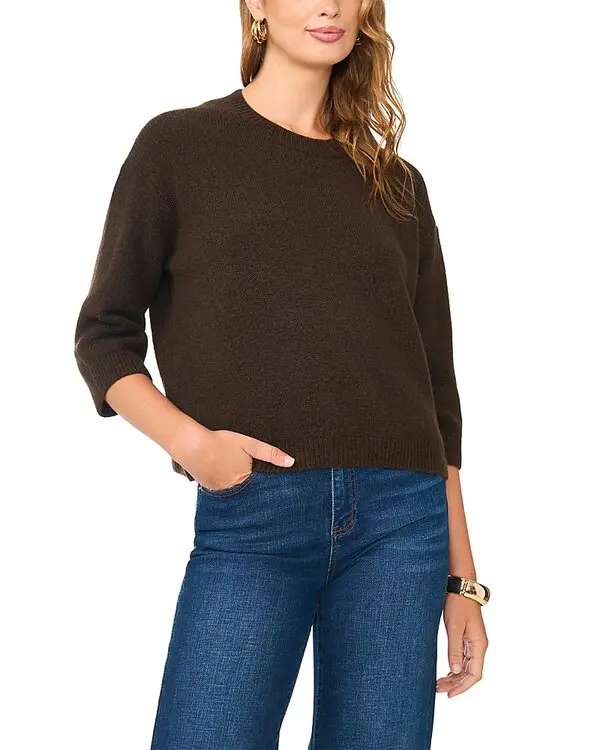 Vince Camuto Crewneck Sweater - Chocolate
