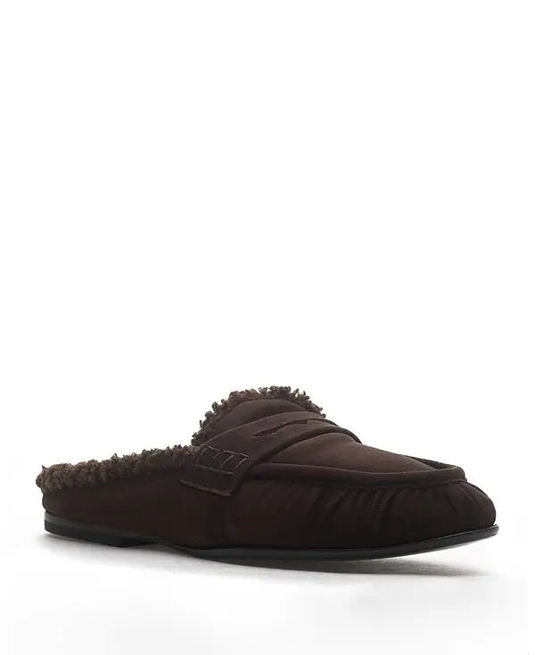 275 CENTRAL Vivien Fur Mule - Brown