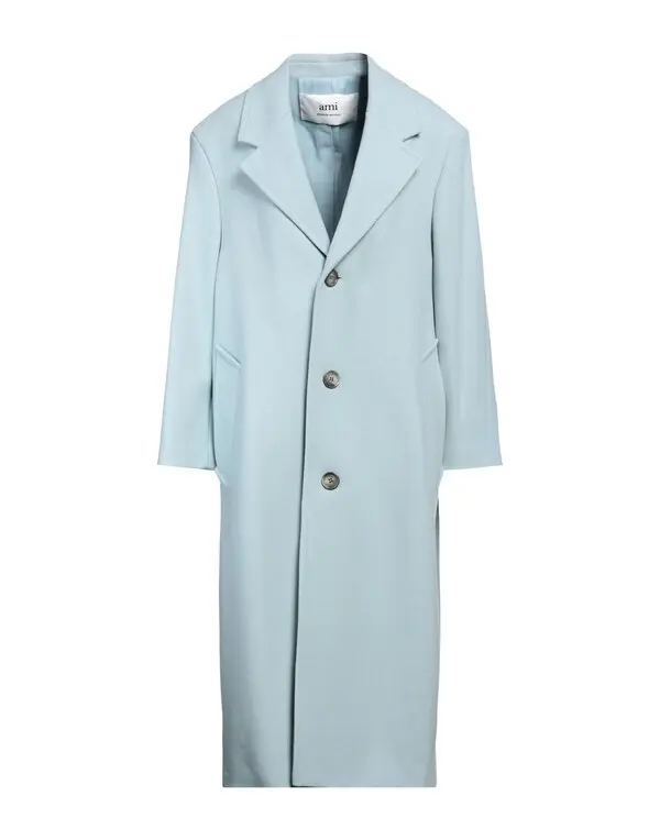AMI Paris Coat Pastel Size Virgin Wool, Polyamide