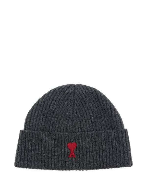 AMI Paris De Coeur Wool Beanie