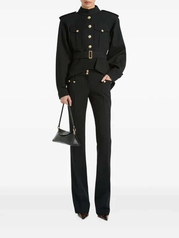 Balmain Wool Belted Jacket