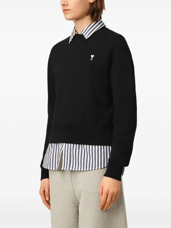AMI Paris De Coeur Cotton Sweatshirt