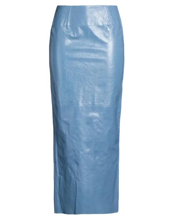 Marni Maxi Skirt Slate Goat Skin