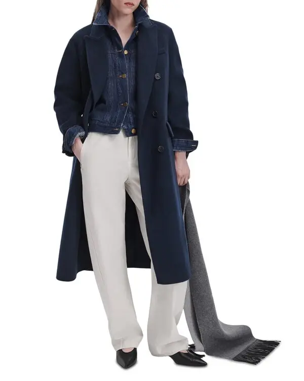 Rag & Bone Vasso Double Breasted Wool Walker Coat