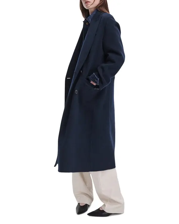 Rag & Bone Vasso Double Breasted Wool Walker Coat