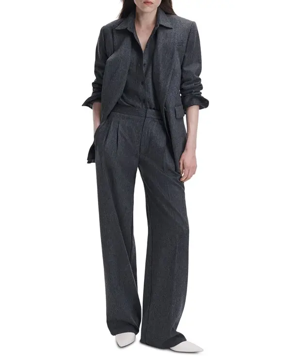 Rag & Bone Lawrence Tailored Wool & Cashmere Blend Pants