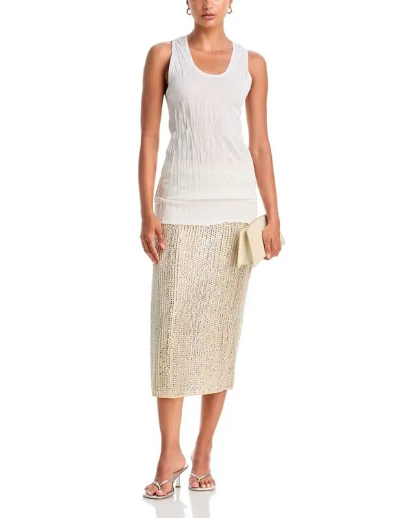 Rag & Bone Lili Beaded Midi Skirt