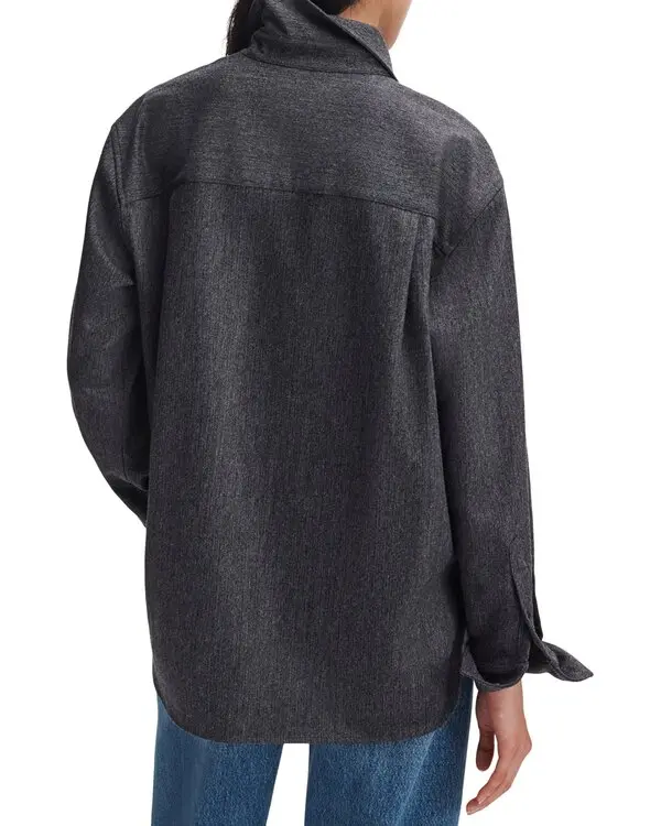 Rag & Bone Connie Tailored Wool & Cashmere Blend Shirt