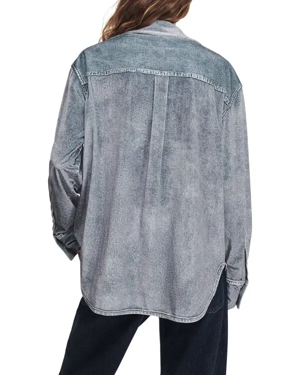 Rag & Bone Connie Velvet Button Down Shirt