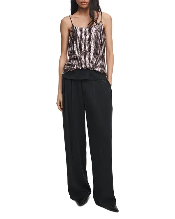 Rag & Bone Shania Pleated Wide Leg Pants
