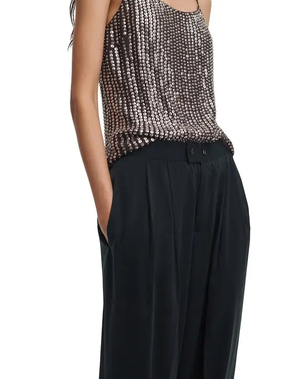 Rag & Bone Shania Pleated Wide Leg Pants