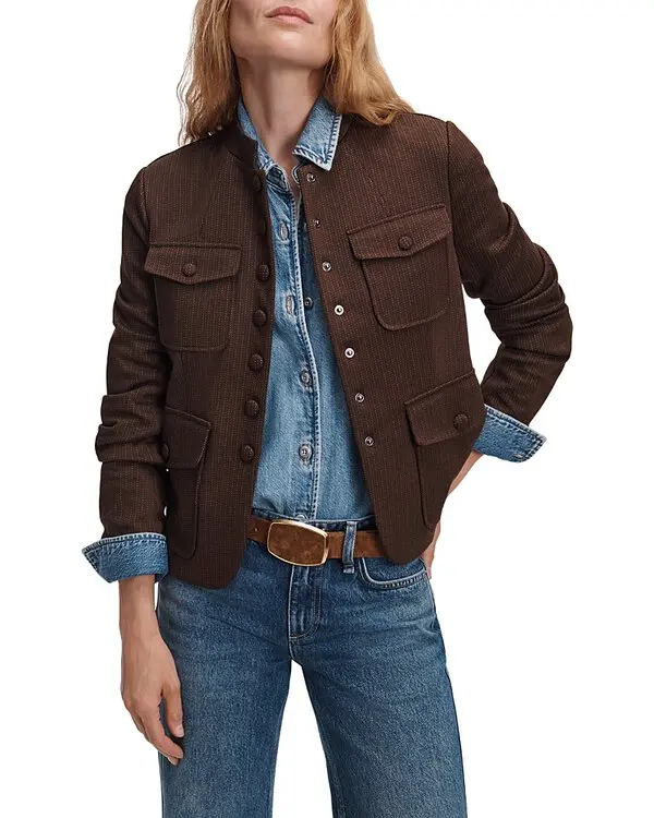 Rag & Bone Mercer Ponte Jacquard Blazer