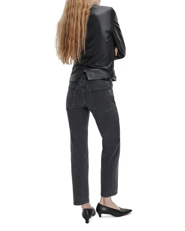 Rag & Bone Harlow Low Rise Ankle Straight Jeans