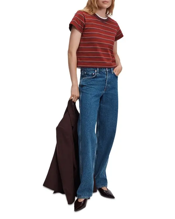Rag & Bone Kelly Cotton Printed Perfect Tee