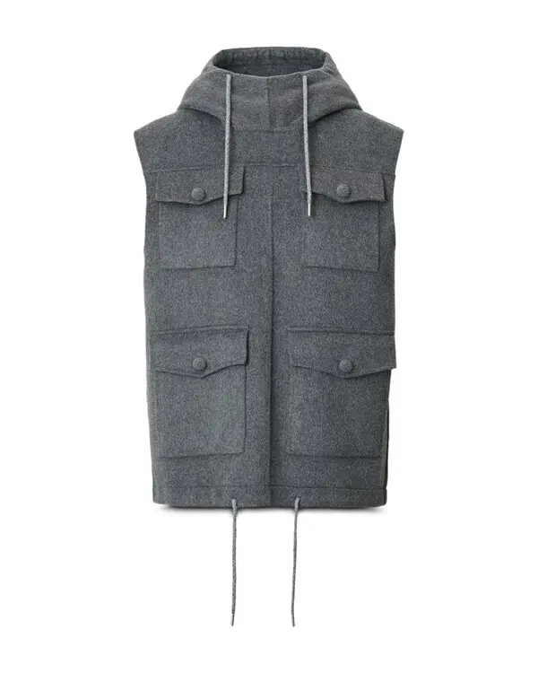 Rag & Bone Valerie Wool & Cashmere Blend Hooded Vest