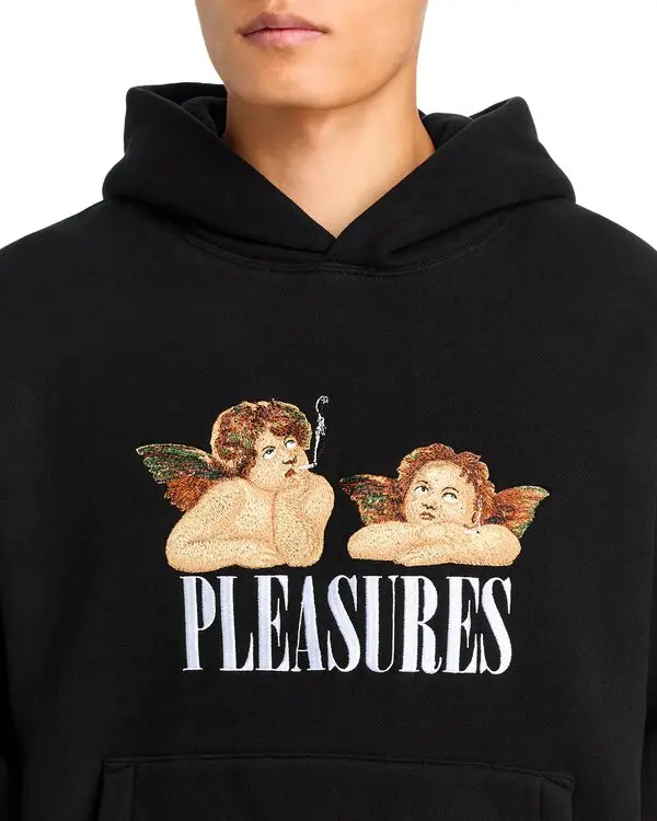 PLEASURES Dynamic Cotton Blend Pullover Hoodie