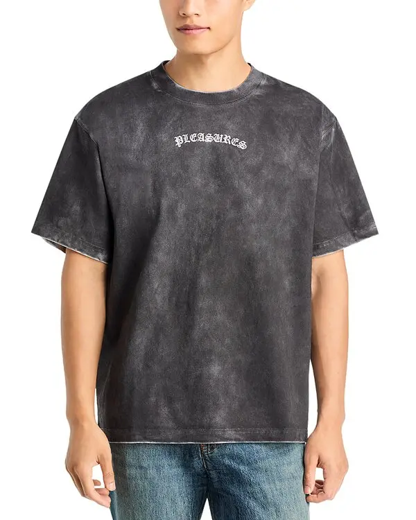 PLEASURES Spray Cotton Tee