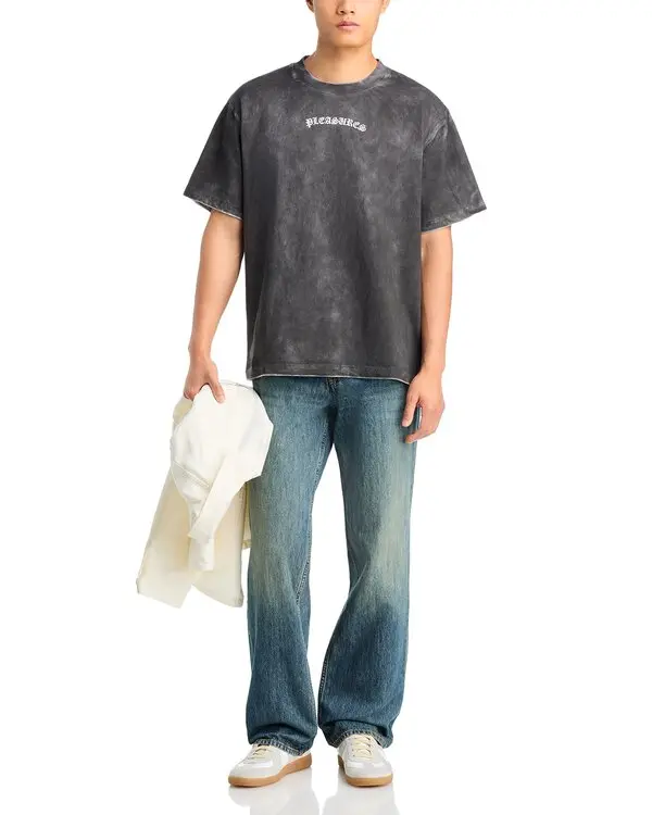 PLEASURES Spray Cotton Tee