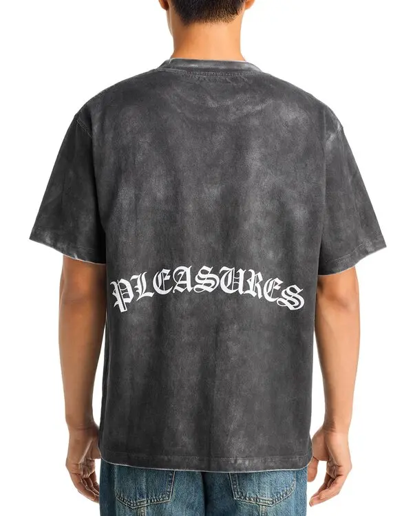 PLEASURES Spray Cotton Tee