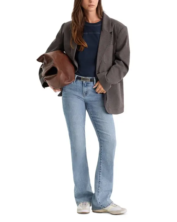 Good American Good Low Rise Bootcut Jeans In Indigo1306