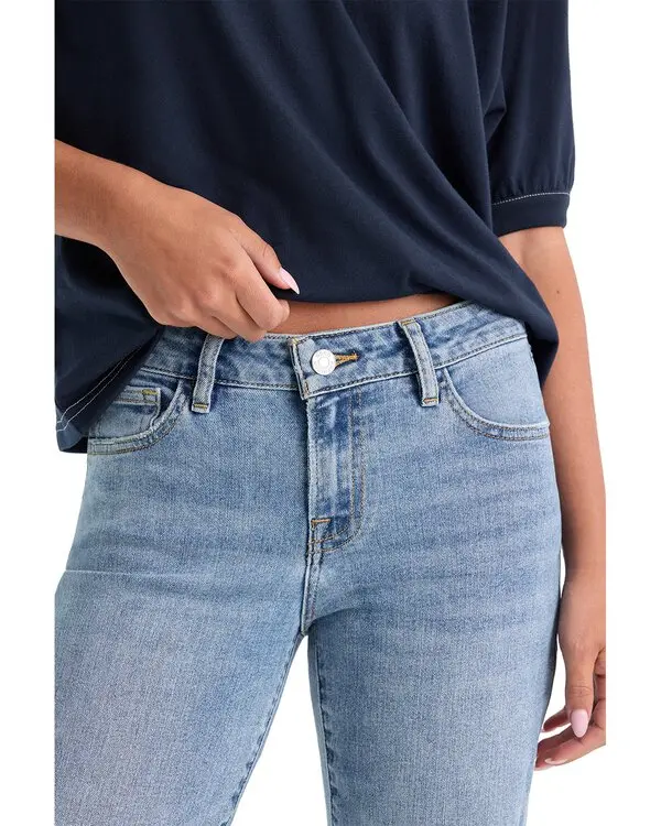 Good American Good Low Rise Bootcut Jeans In Indigo1306