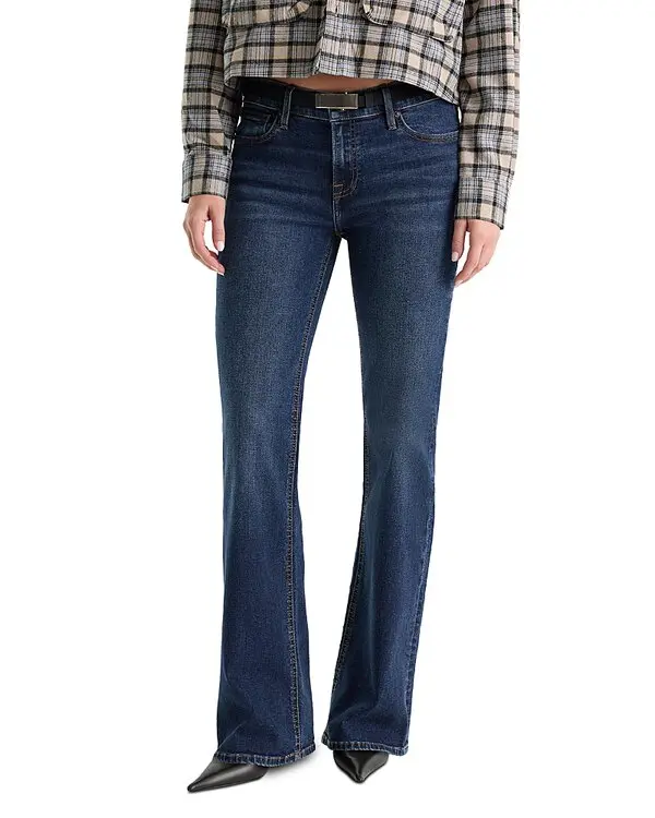 Good American Low Rise Bootcut Jeans - Indigo