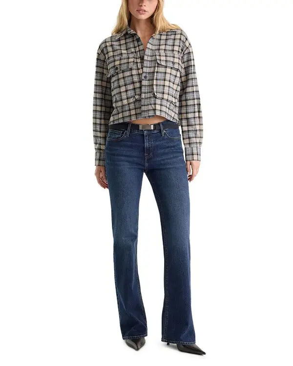 Good American Low Rise Bootcut Jeans