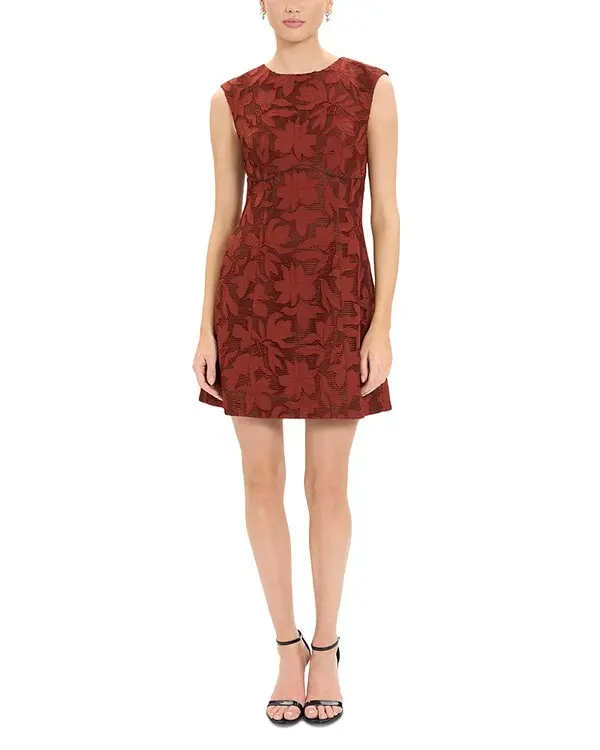 LUXELY Crochet Fit & Flare Mini Dress